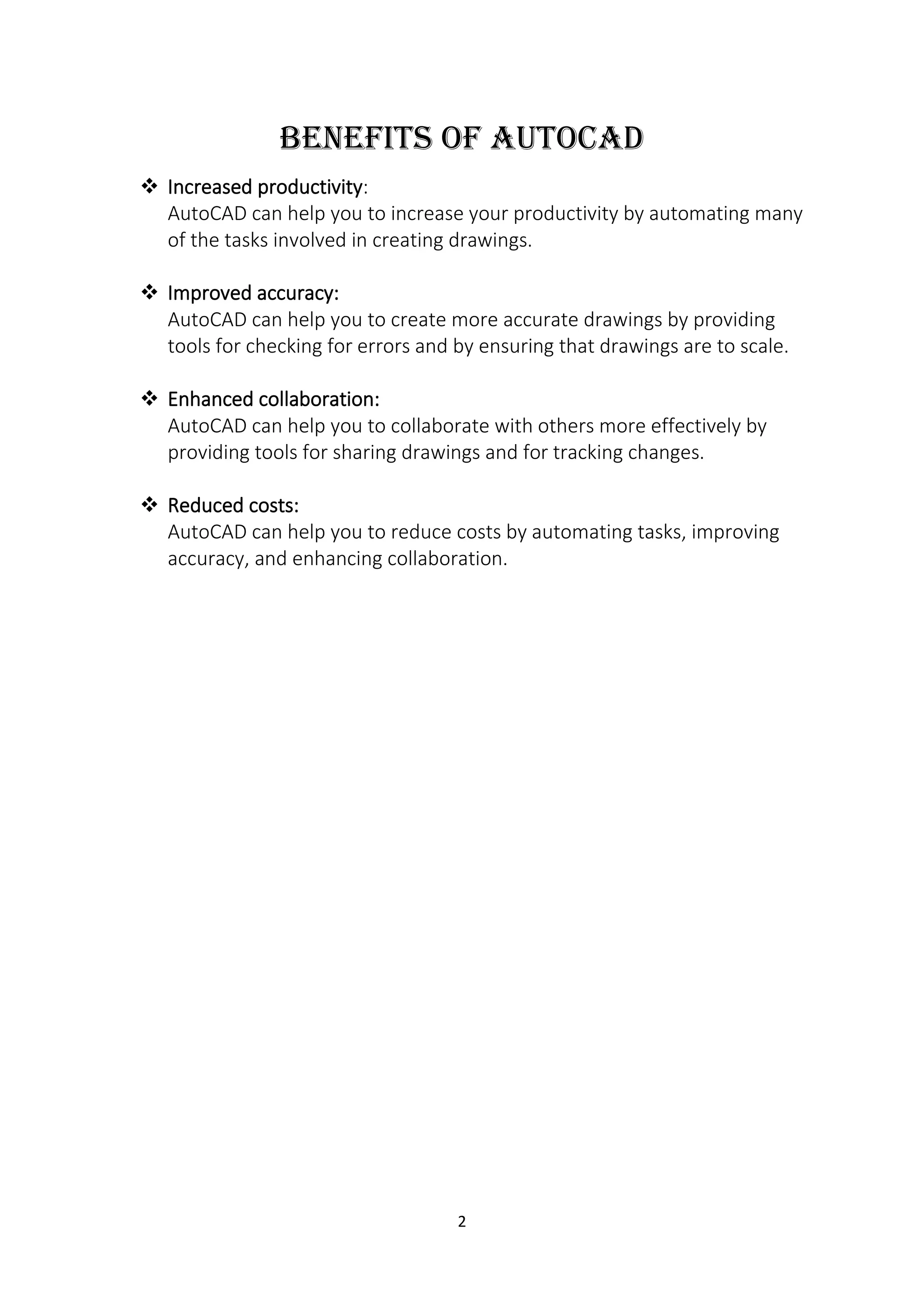 AutoCAD Basics | PDF