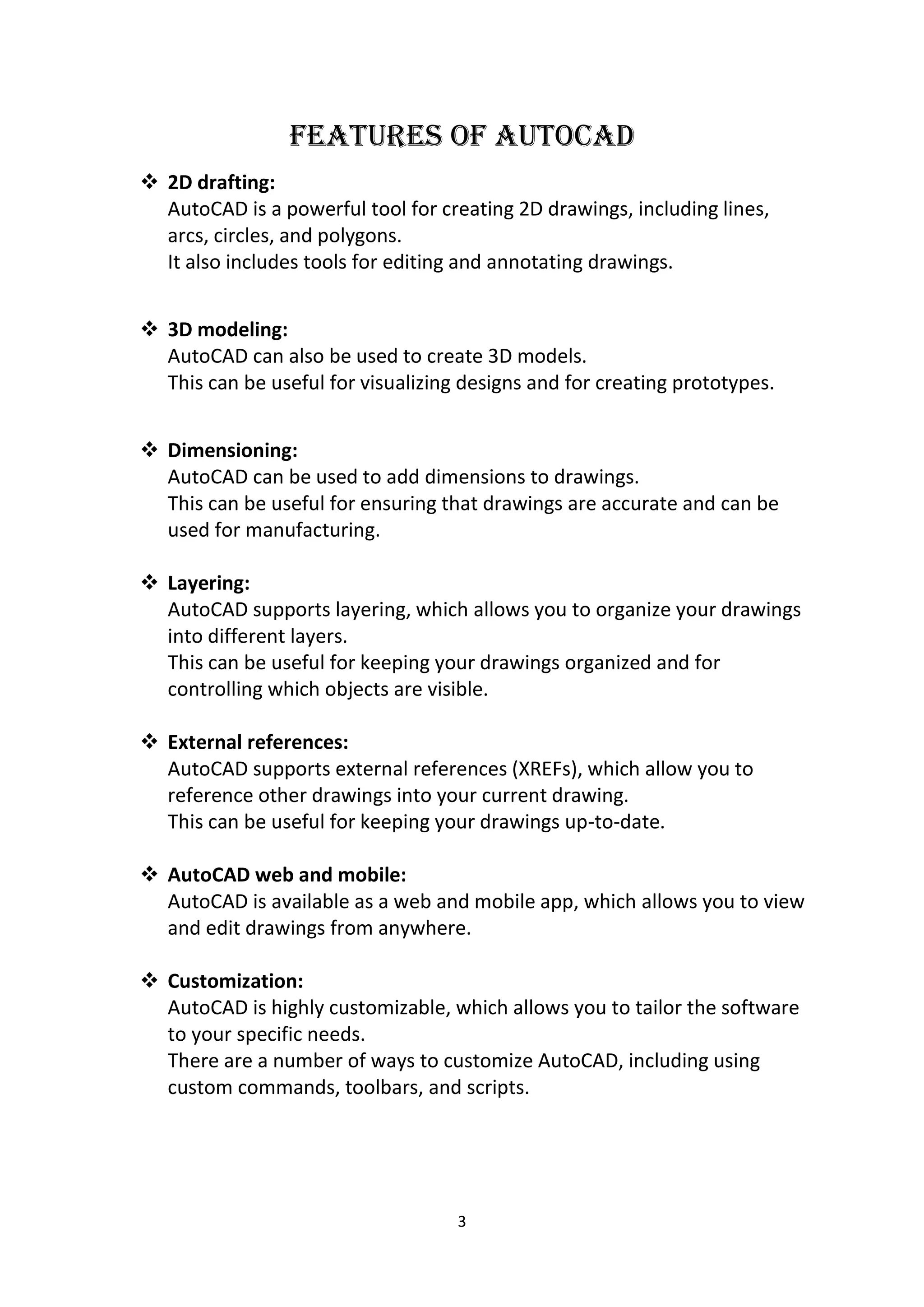 AutoCAD Basics | PDF