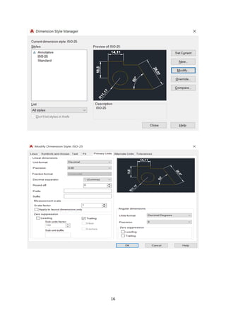 AutoCAD Basic Tutorial with Sample Drawings | PDF
