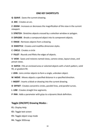 AutoCAD Basic Tutorial with Sample Drawings | PDF