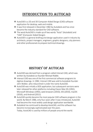 AutoCAD Basic Tutorial with Sample Drawings | PDF