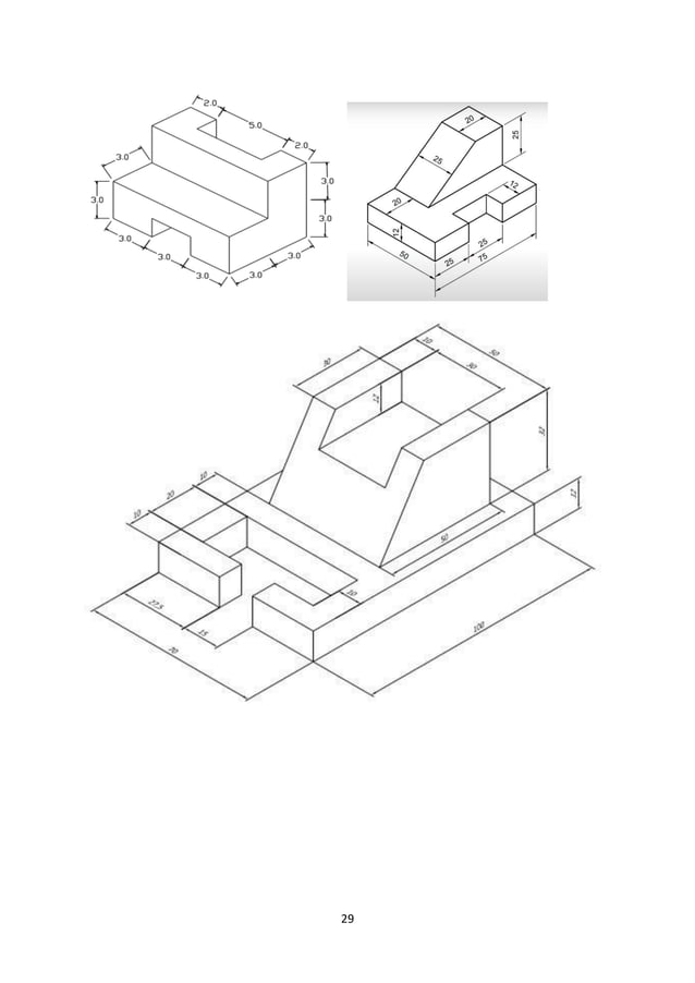 AutoCAD Basic Tutorial with Sample Drawings | PDF