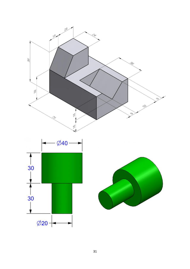 AutoCAD Basic Tutorial with Sample Drawings | PDF