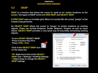 Autocad chapter 4 for mobile use. | PPTX