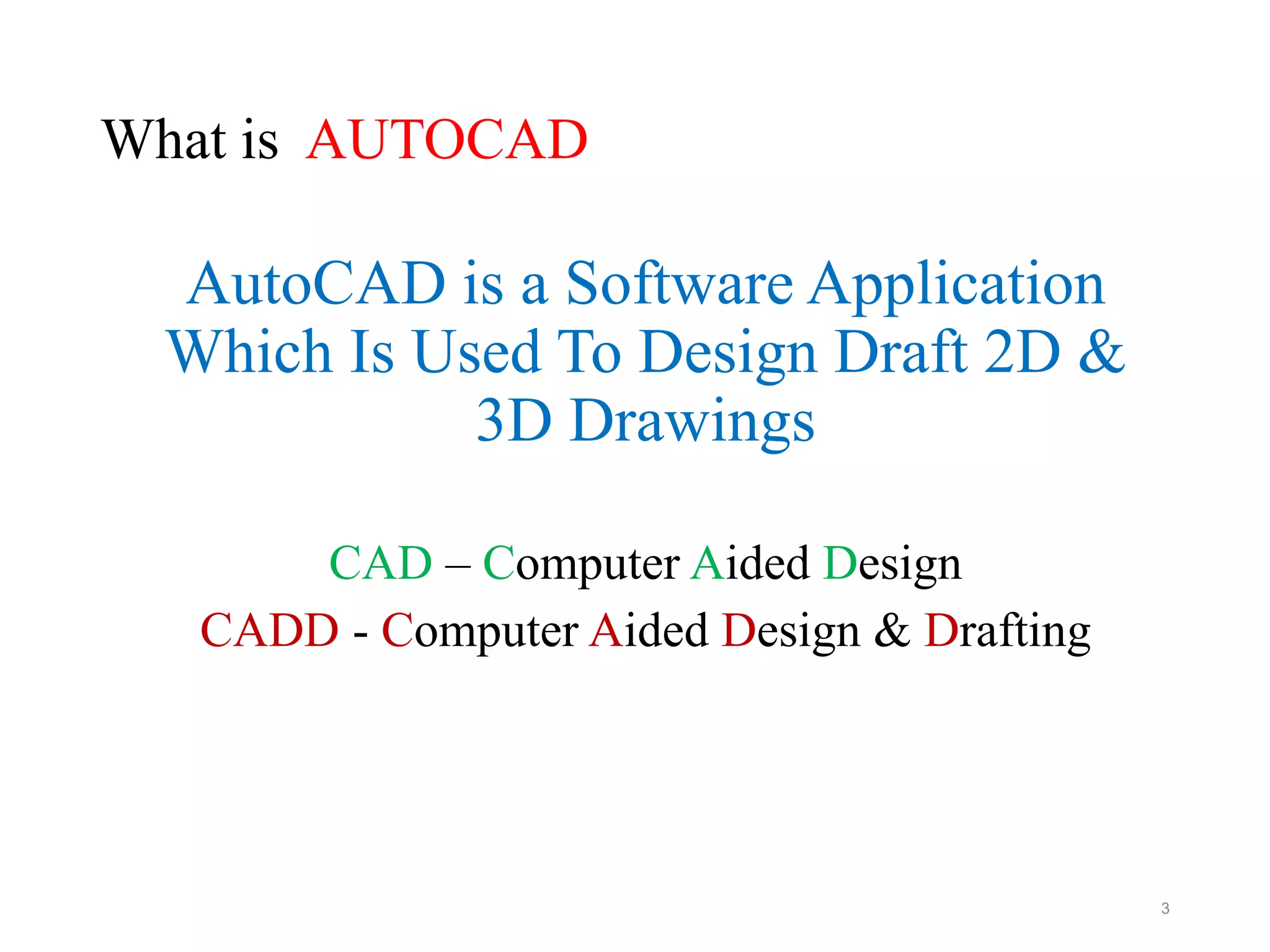 Auto CADD civil | PPTX