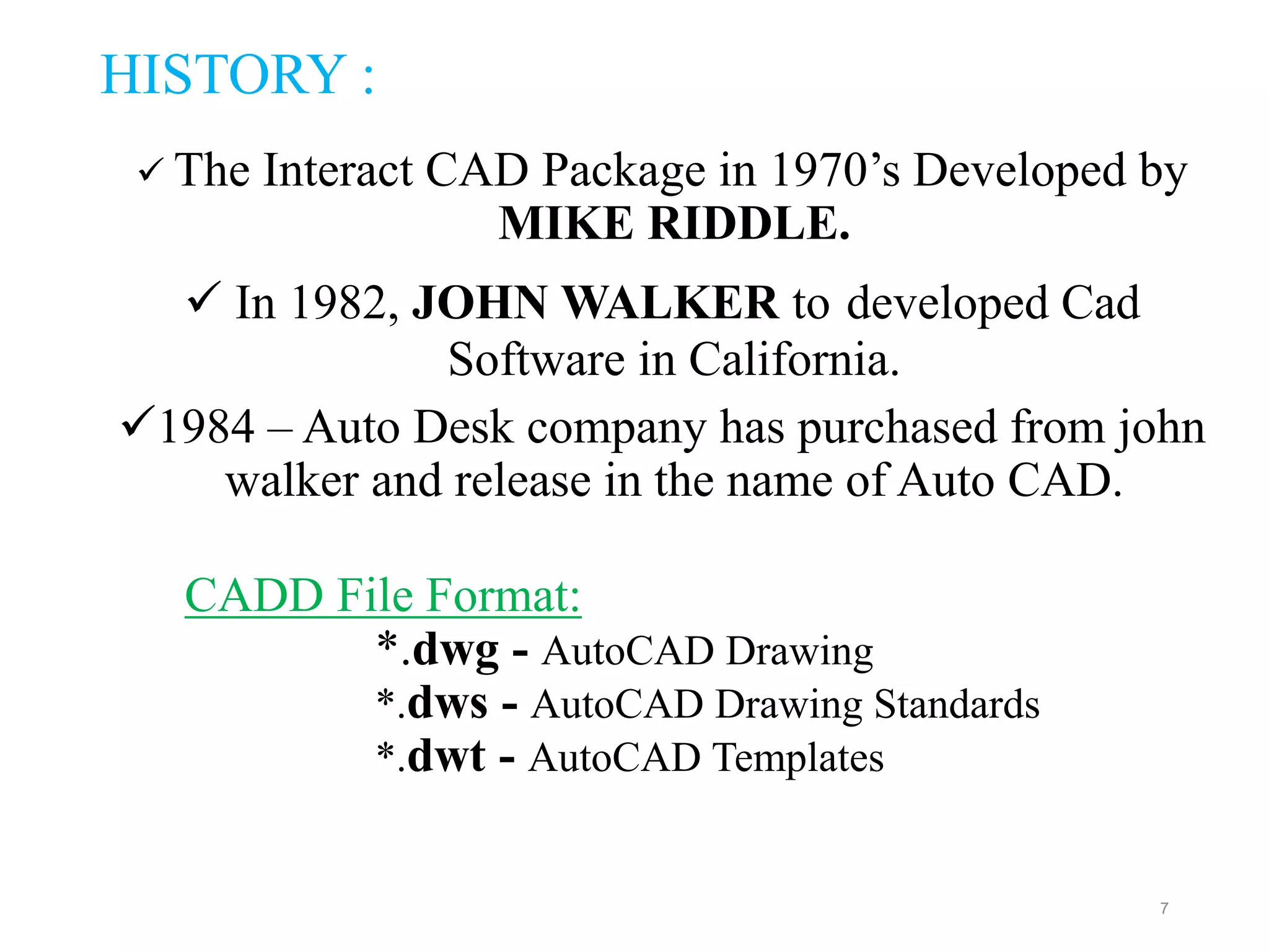 Auto CADD civil | PPTX | Desktop Publishing | Computer Software and Applications