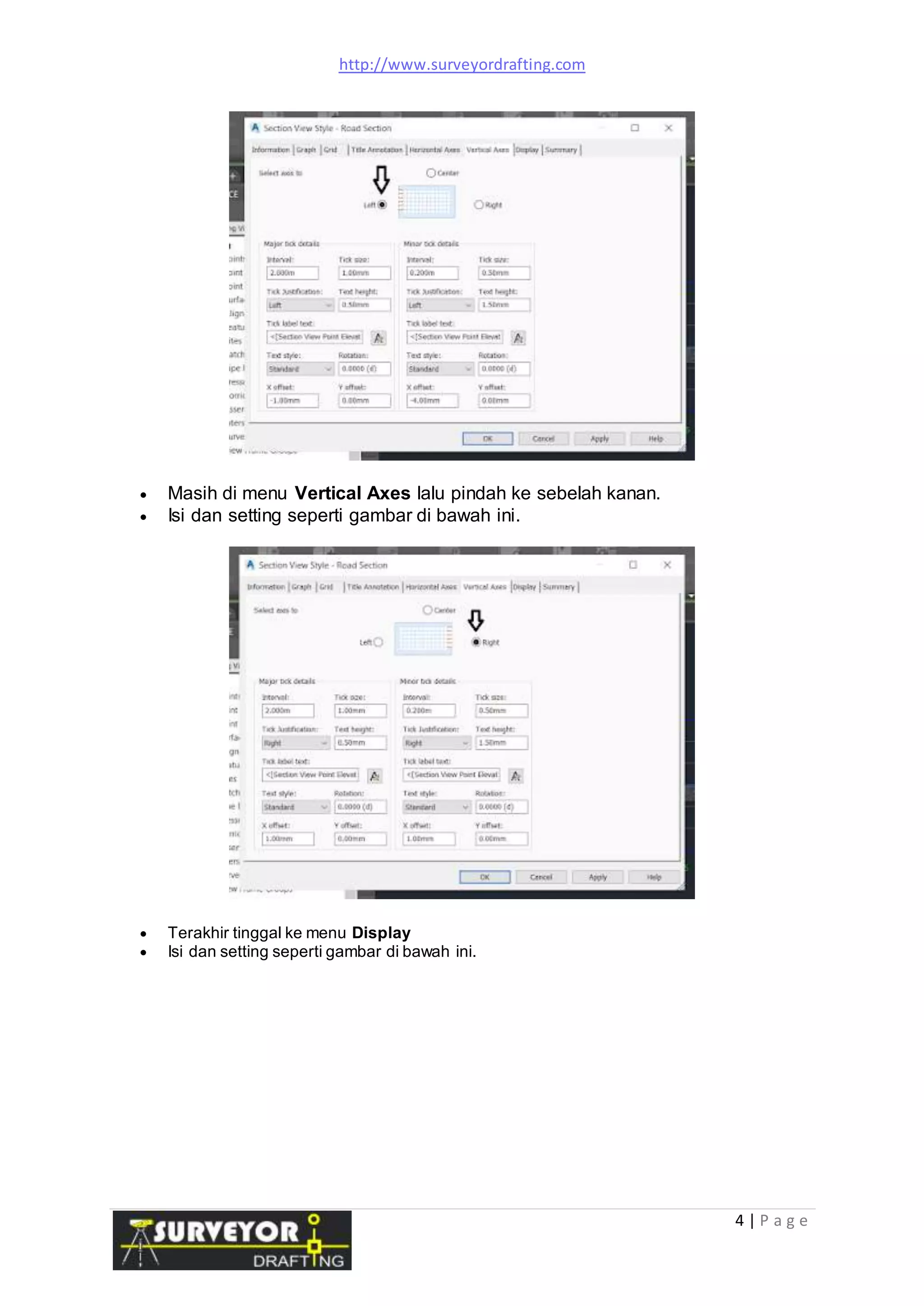 Autocad Civil 3D - Merubah Tampilan Cross Section | DOCX