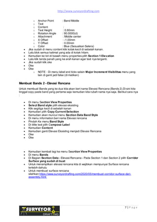 Autocad Civil 3D - Merubah Tampilan Cross Section | DOCX