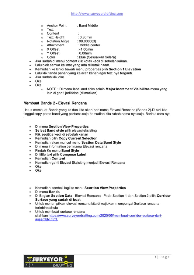 Autocad Civil 3D - Merubah Tampilan Cross Section | DOCX