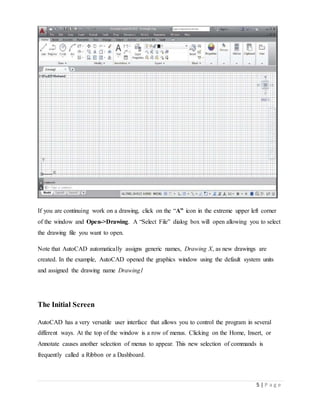 Autocad civil project file | DOCX
