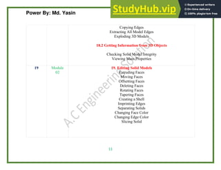Autocad Course Outline | PDF