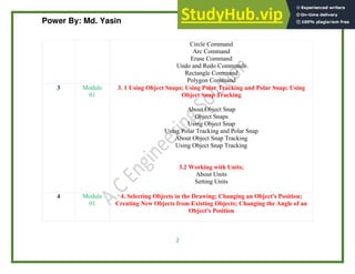 Autocad Course Outline | PDF