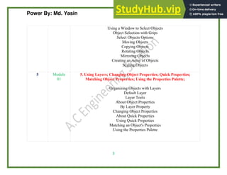 Autocad Course Outline | PDF