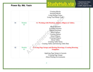 Autocad Course Outline | PDF