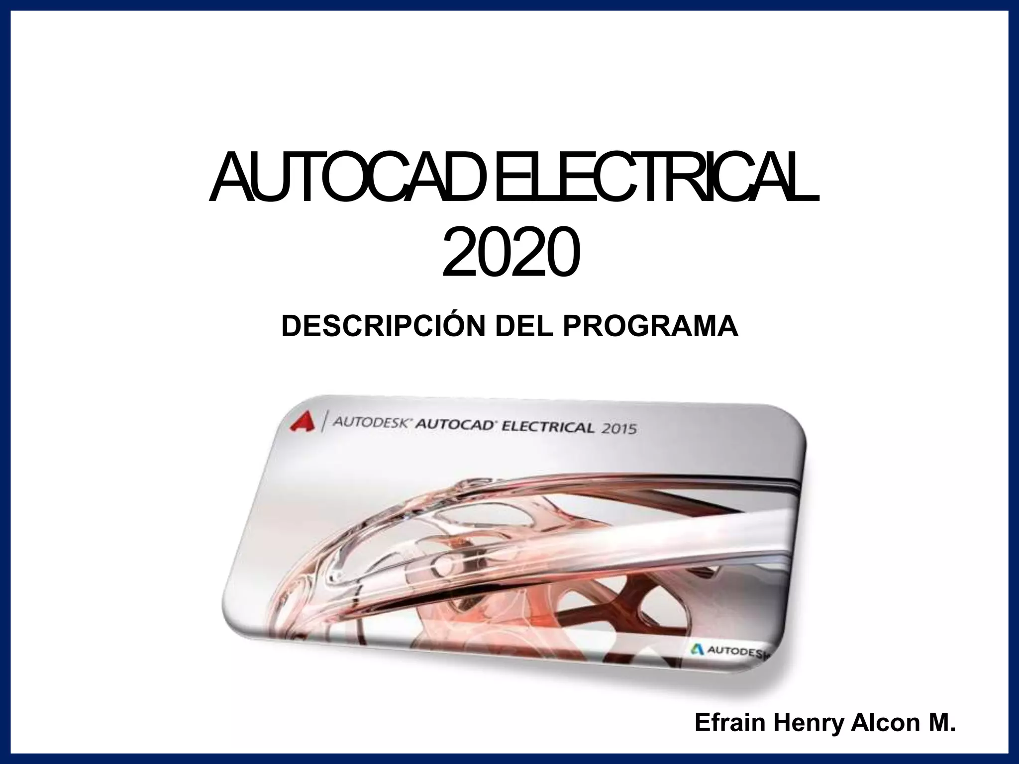 Autocad electrical | PPTX