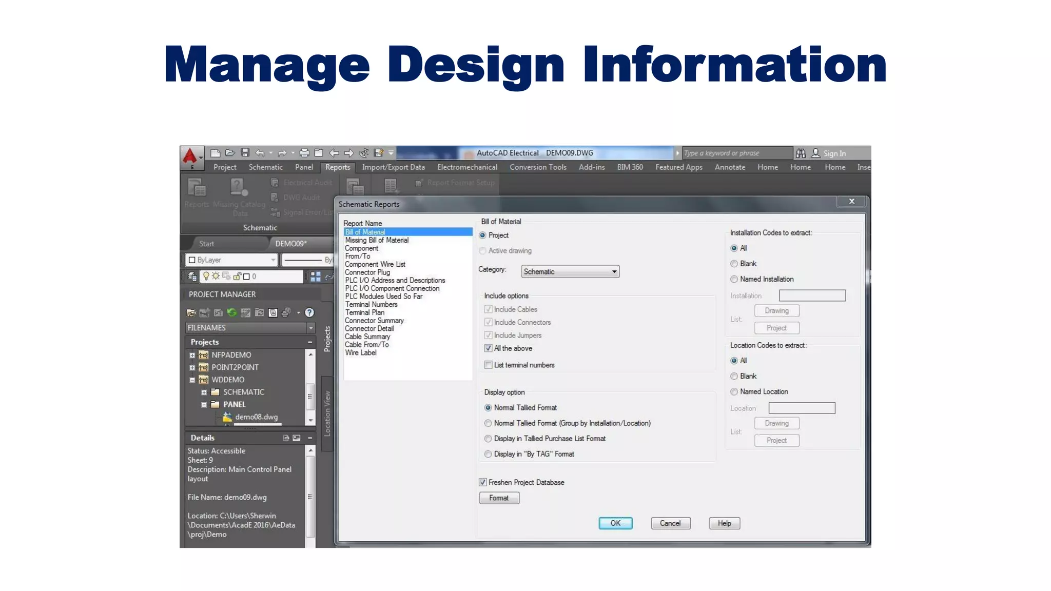 AutoCAD Electrical | PDF