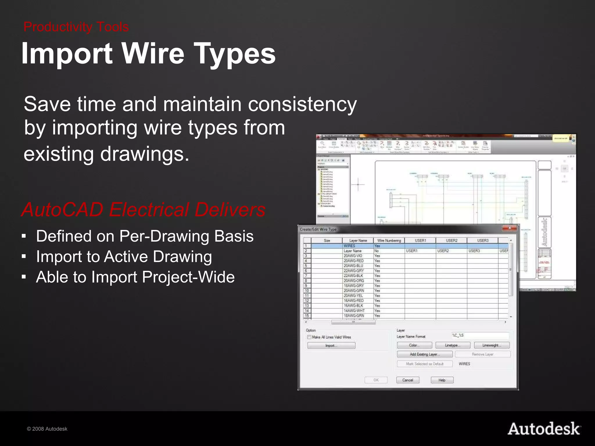 What's New in AutoCAD Electrical 2011 (JIC) | PPT