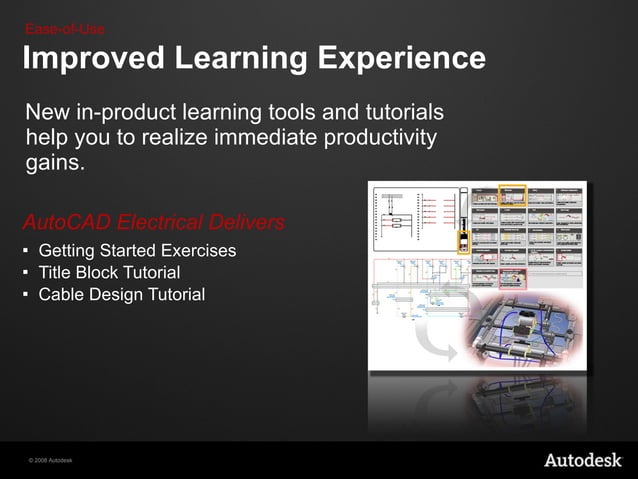 What's New in AutoCAD Electrical 2011 (JIC) | PPT | Computer Software ...