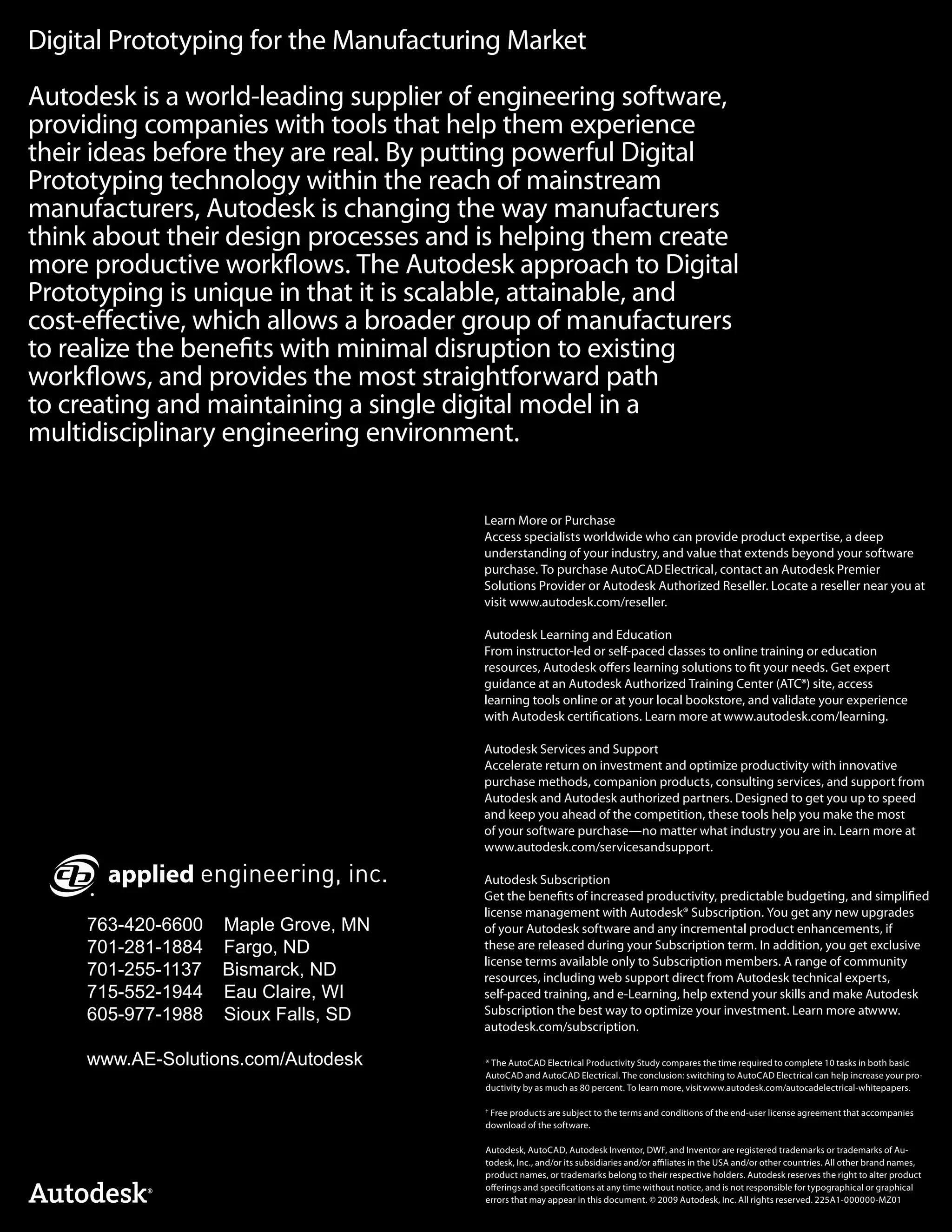 Autocad Electrical 2011 Overview Brochure | PDF