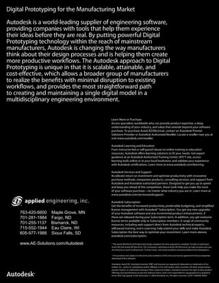 Autocad Electrical 2011 Overview Brochure | PDF