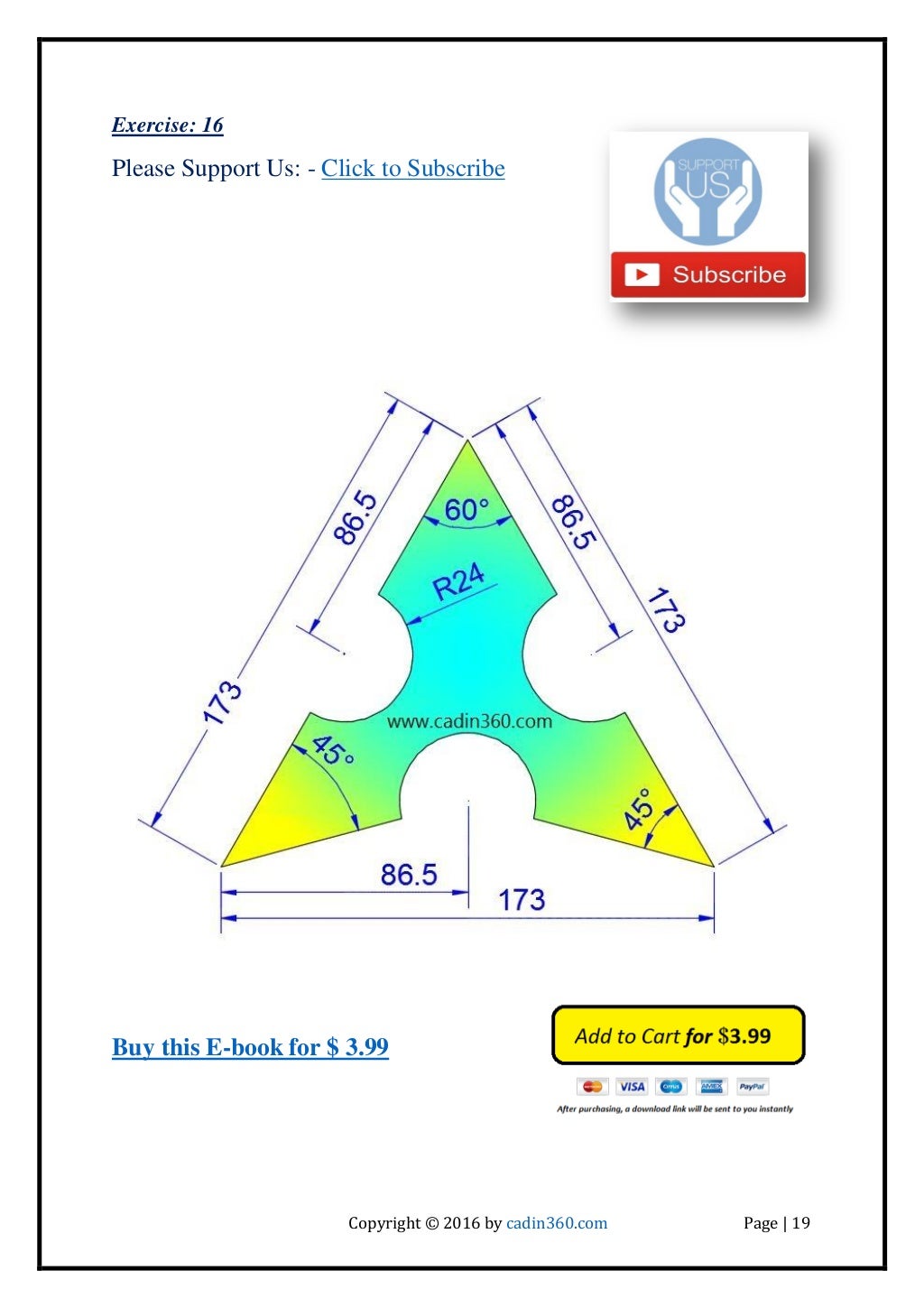 AutoCAD Exercises Pdf