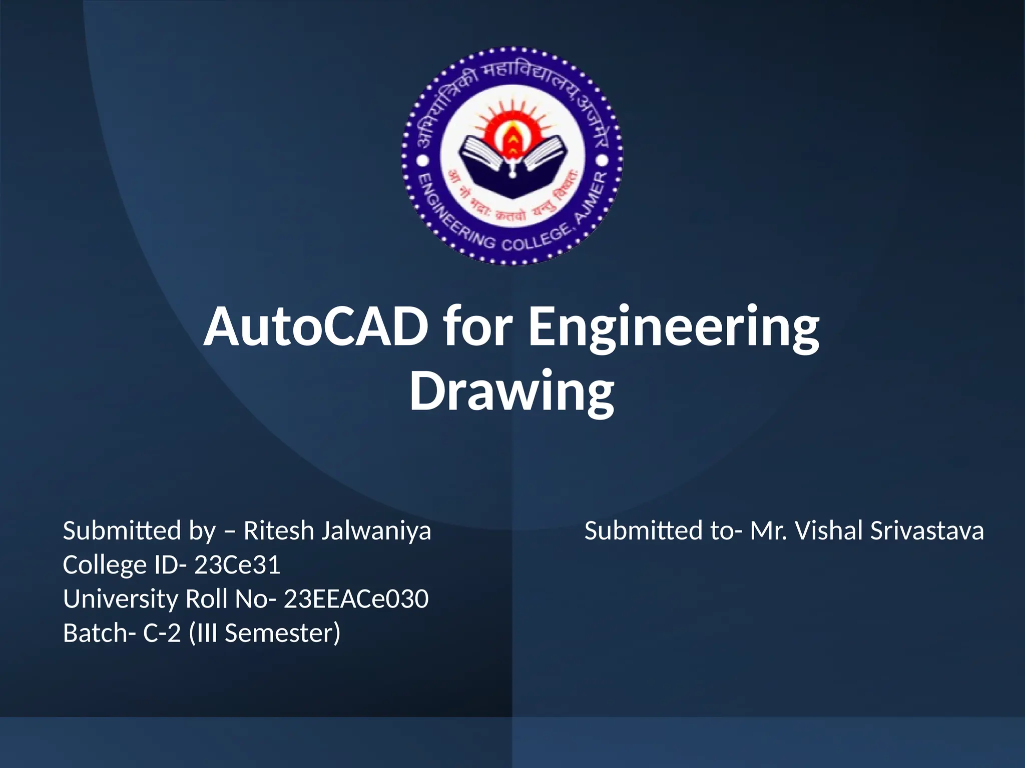 AutoCADforEngineeringDrawing and drafting.pptx