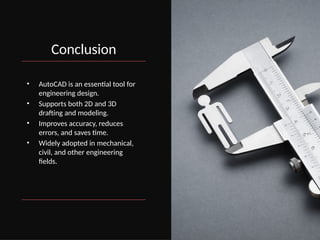 AutoCADforEngineeringDrawing and drafting.pptx