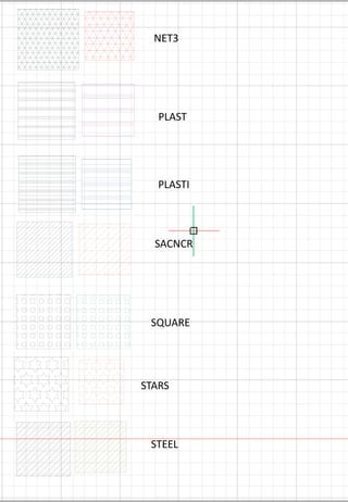 Autocad grid details