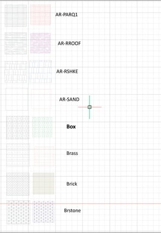Autocad grid details