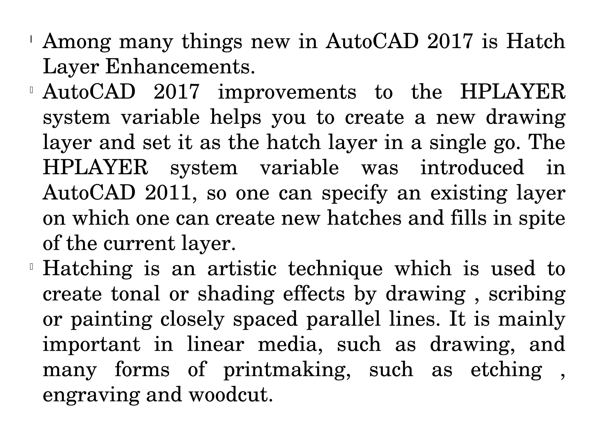 Auto cad hatch layer tips & tricks | PDF
