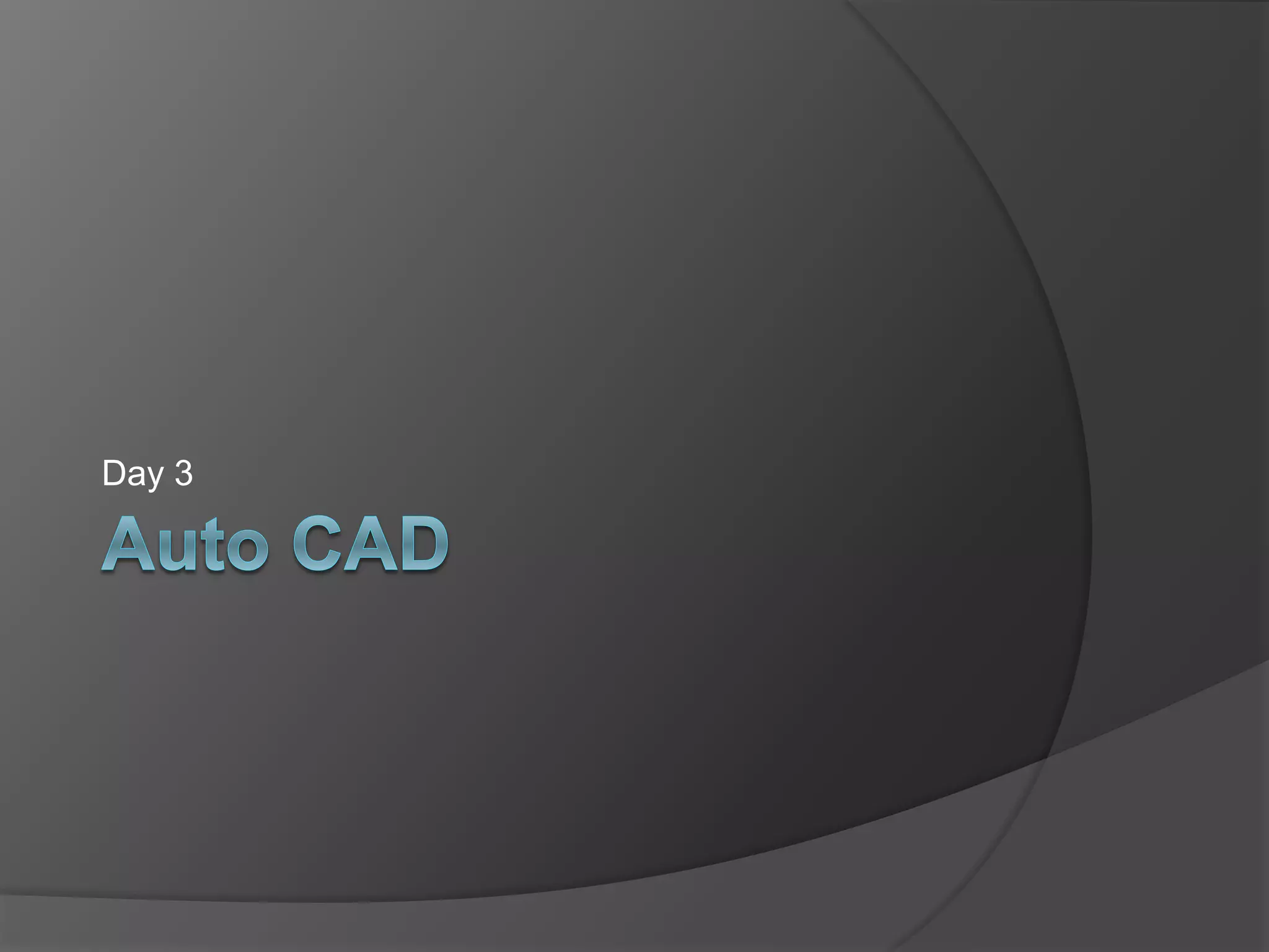 Auto cad intro | PPT