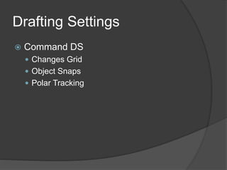 Auto cad introduction sas institute | PPTX