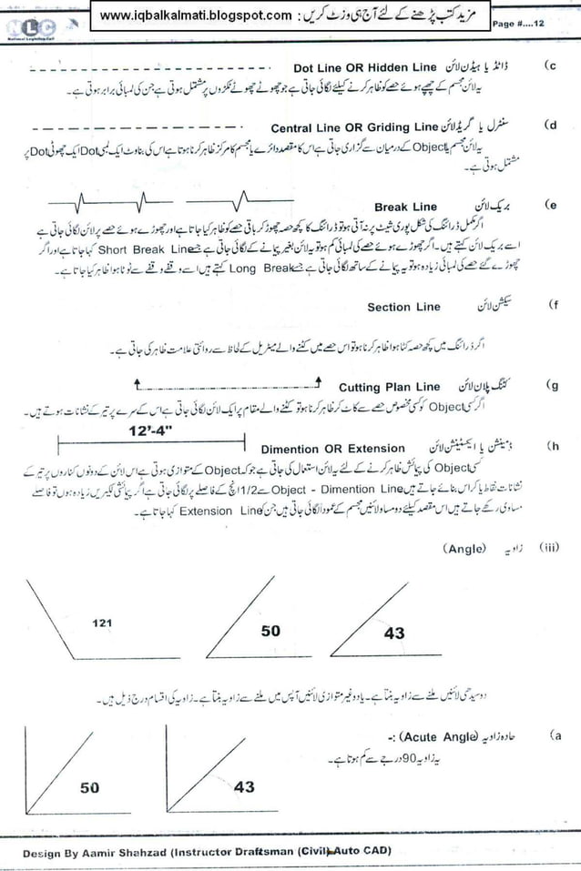 Autocad in urdu | RIghttech Youtube Channel | Autocad Full Book In Urdu | PDF