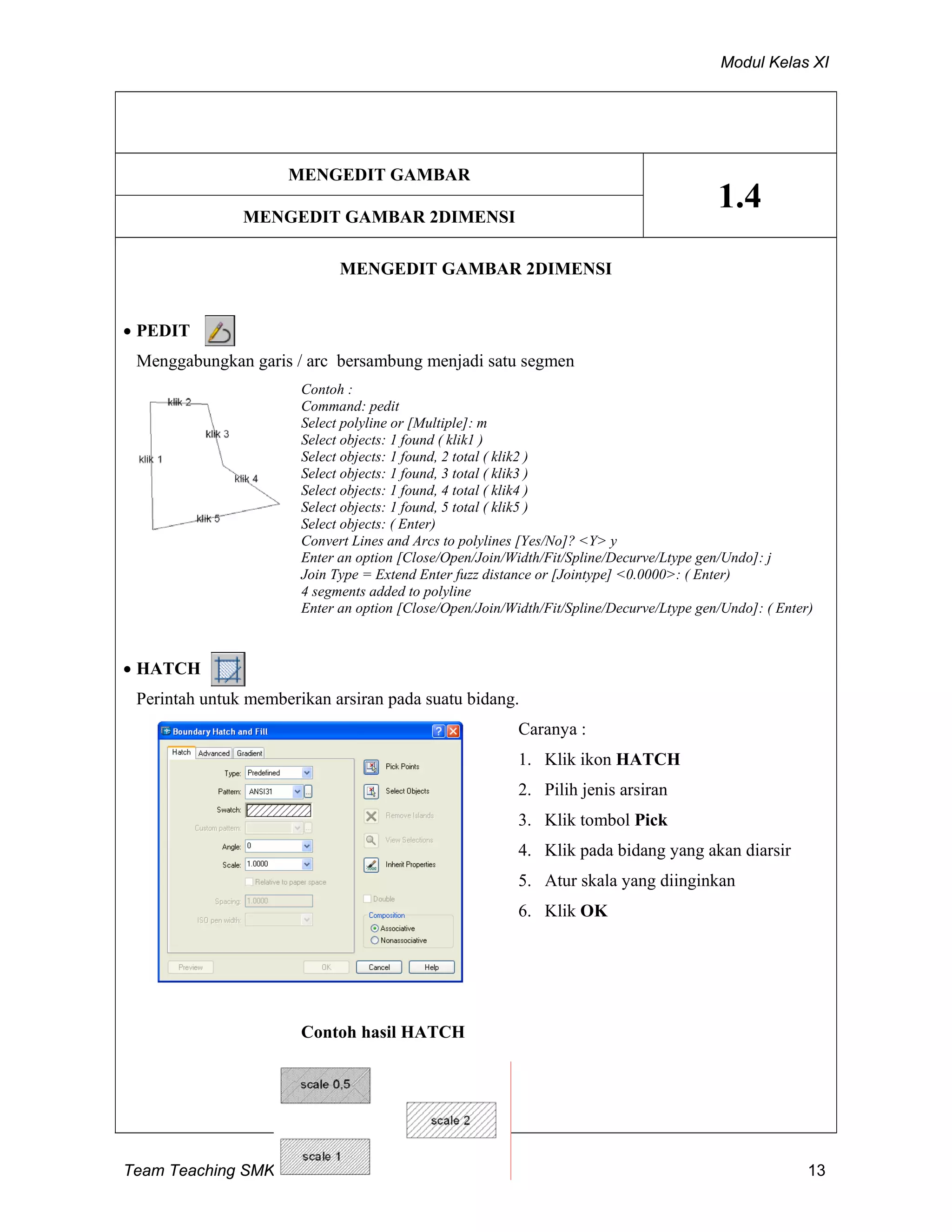 Auto cad kelas_2_sem_1 | PDF
