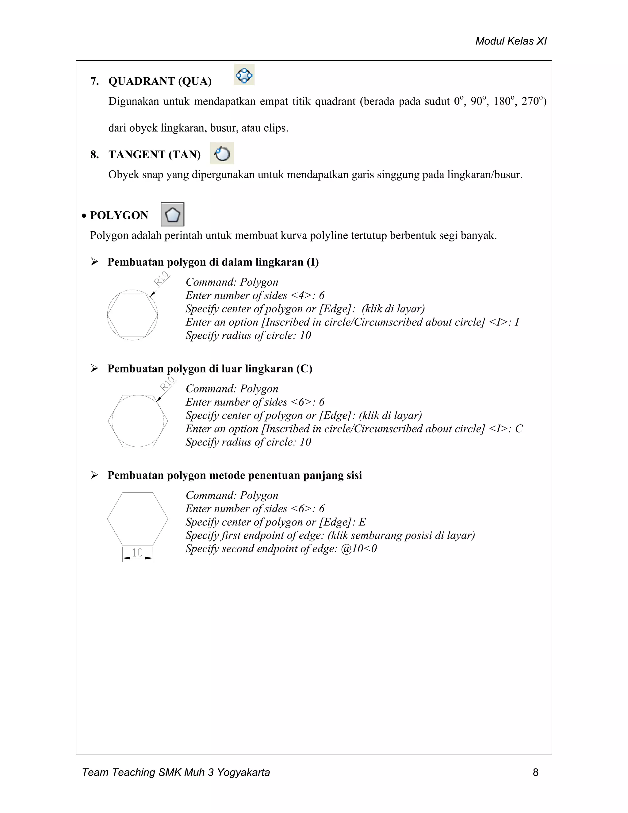 Auto cad kelas_2_sem_1 | PDF