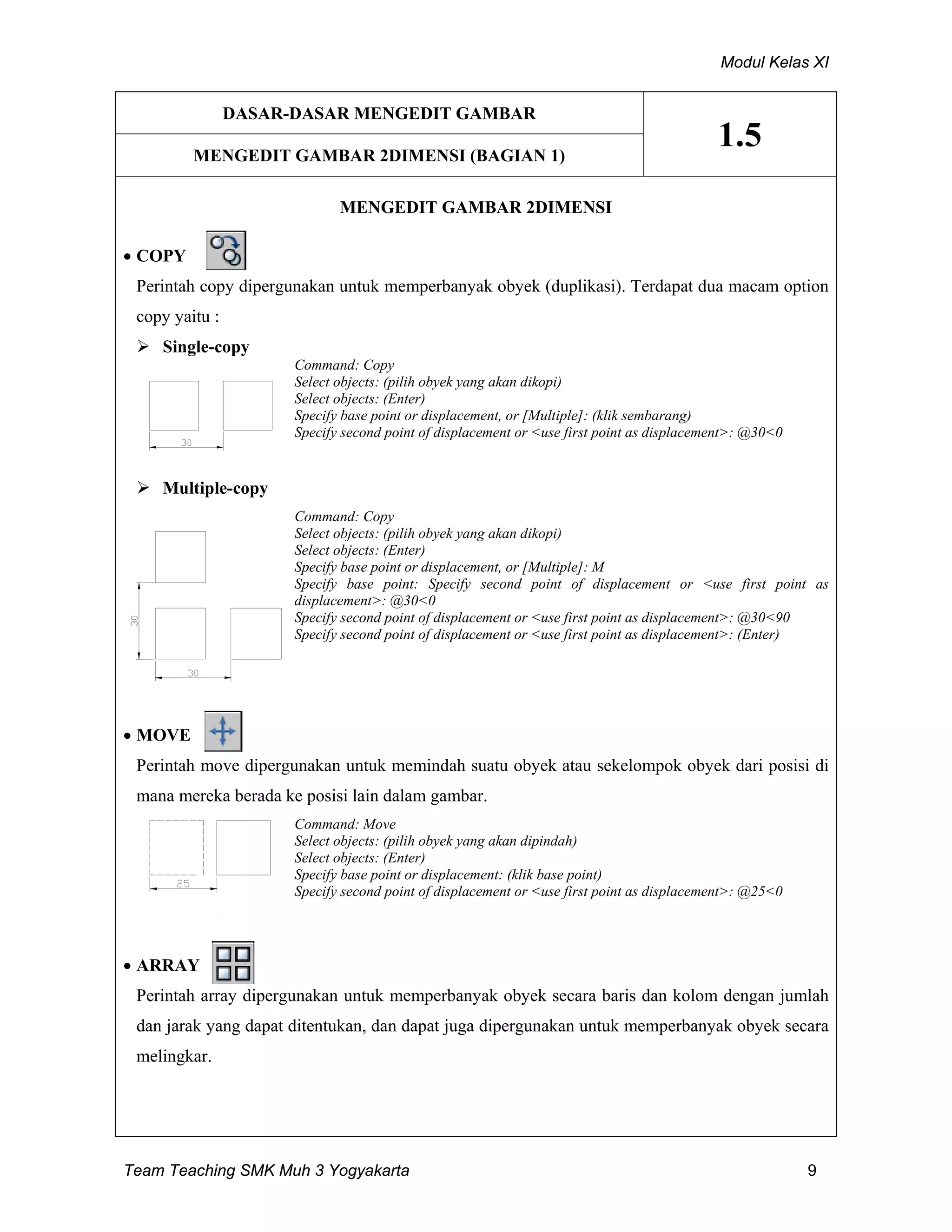 Auto cad kelas_2_sem_1 | PDF