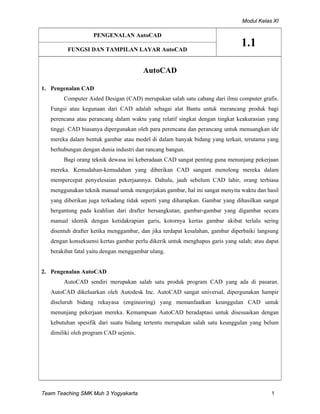 Auto cad kelas_2_sem_1 | PDF