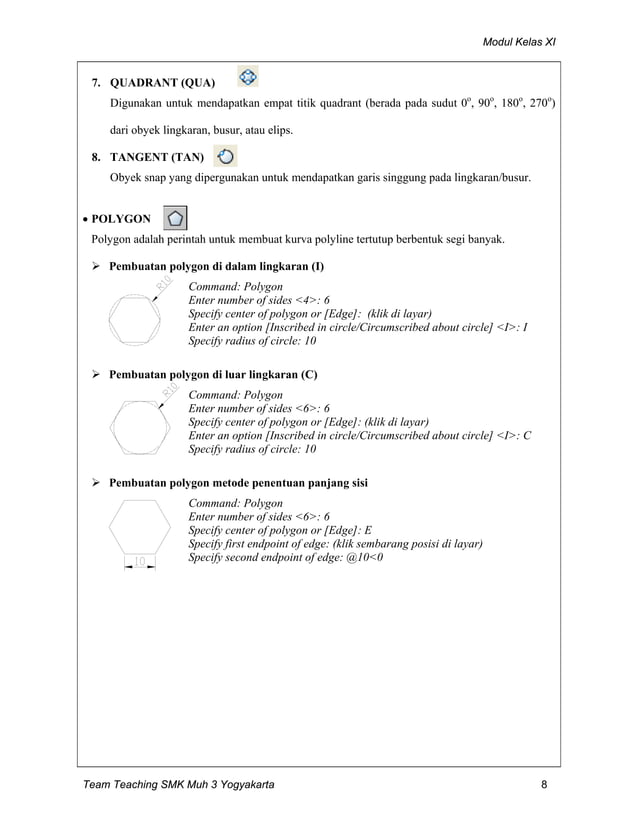 Auto cad kelas_2_sem_1 | PDF