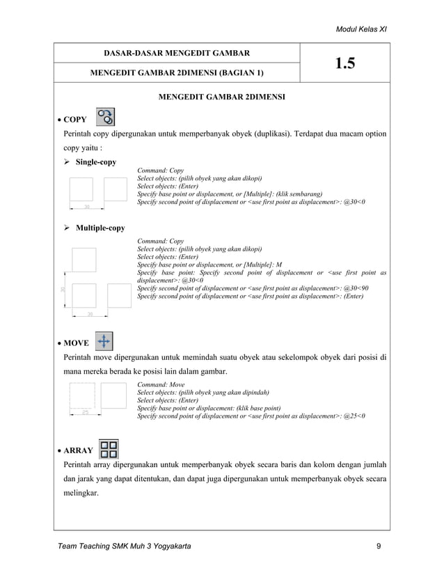 Auto cad kelas_2_sem_1 | PDF