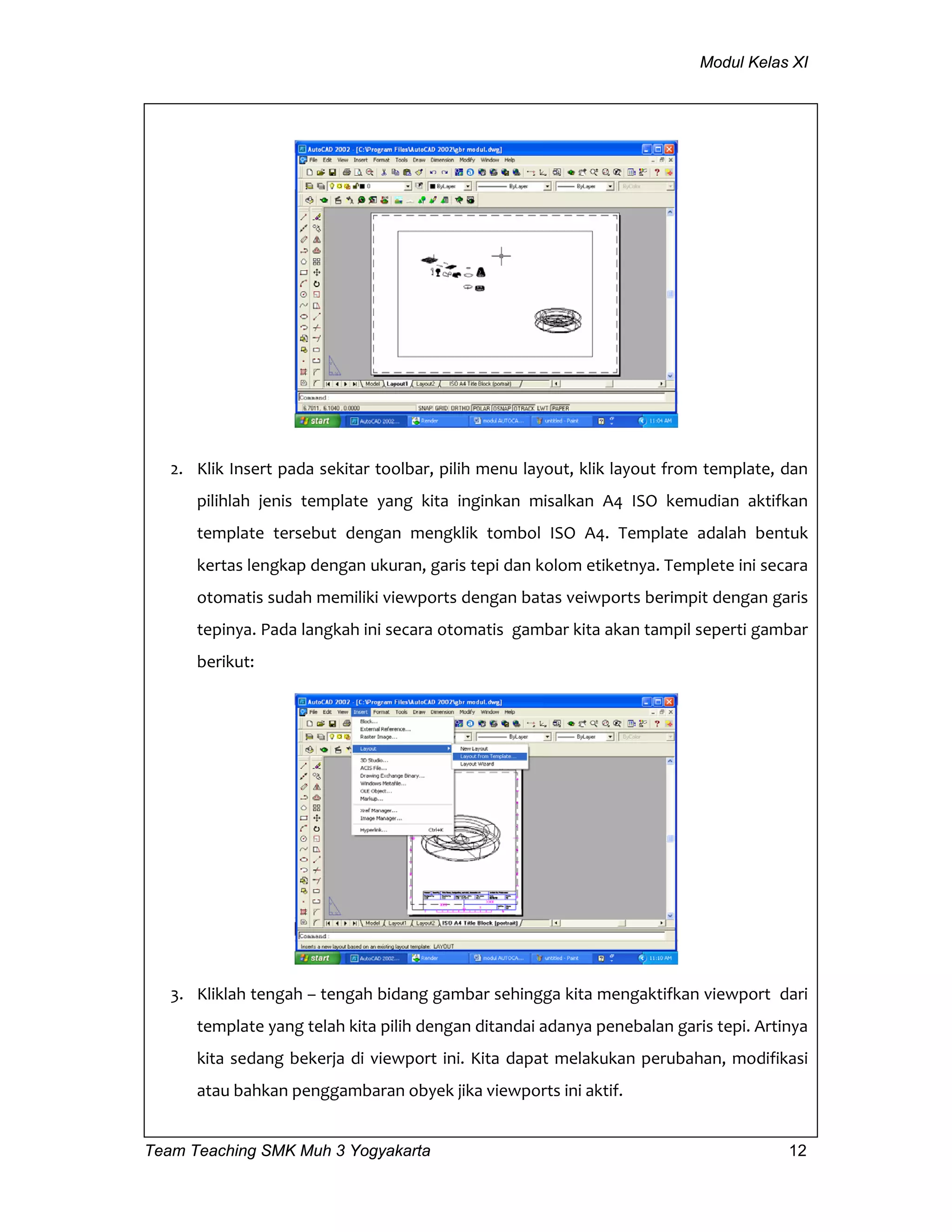 Auto cad kelas_2_semester_2 | PDF