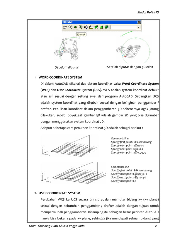 Auto cad kelas_2_semester_2 | PDF