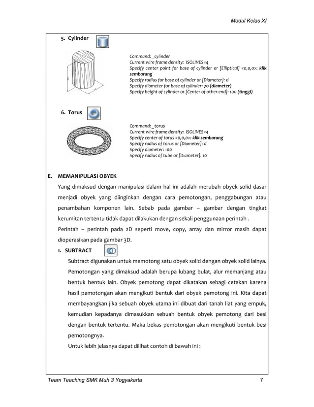 Auto cad kelas_2_semester_2 | PDF