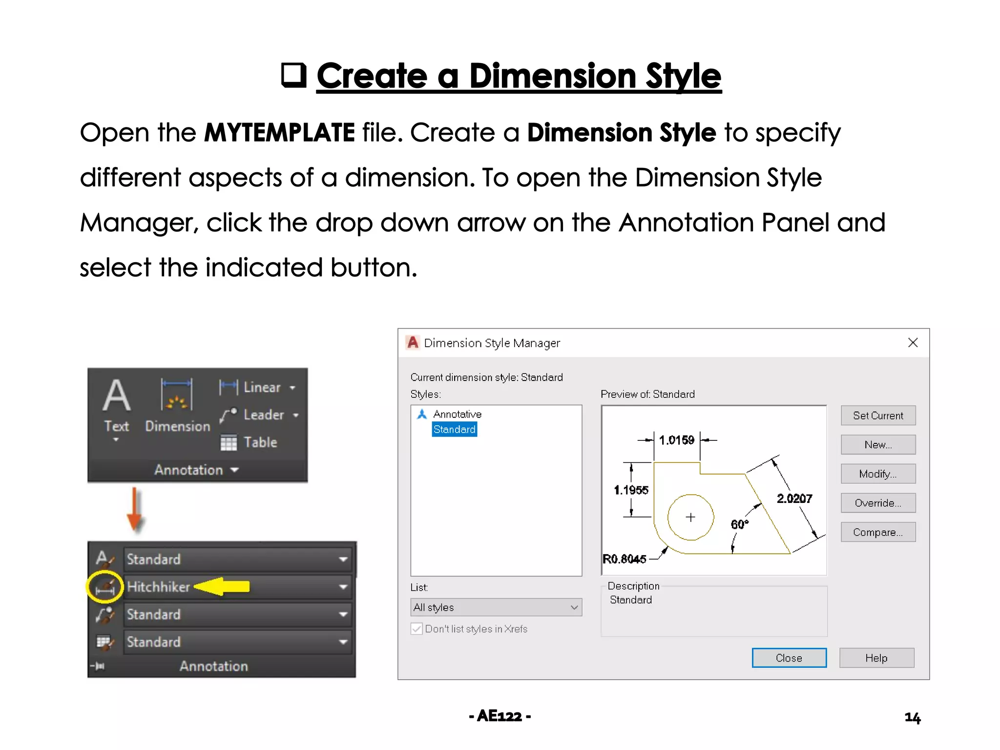 AutoCAD Annotative Text and Dimensions | PDF