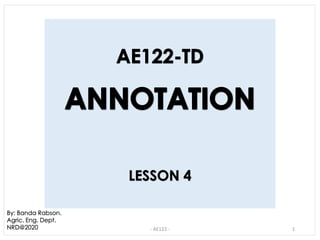 AutoCAD Annotative Text and Dimensions | PDF