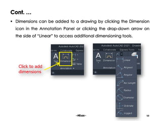 AutoCAD Annotative Text and Dimensions | PDF