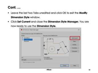 AutoCAD Annotative Text and Dimensions | PDF