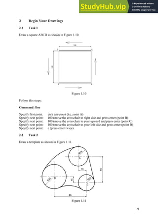 AutoCAD Lab Manual | PDF