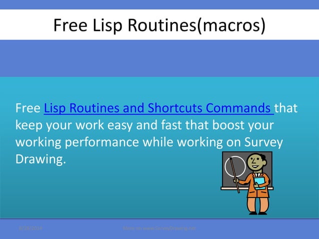 AutoCAD Lisp Routines and Commands List | PPT