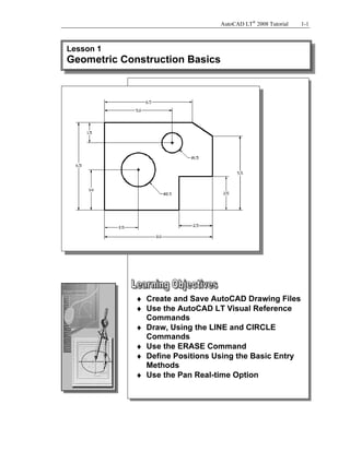 Autocad LT2008 tutorial | PDF