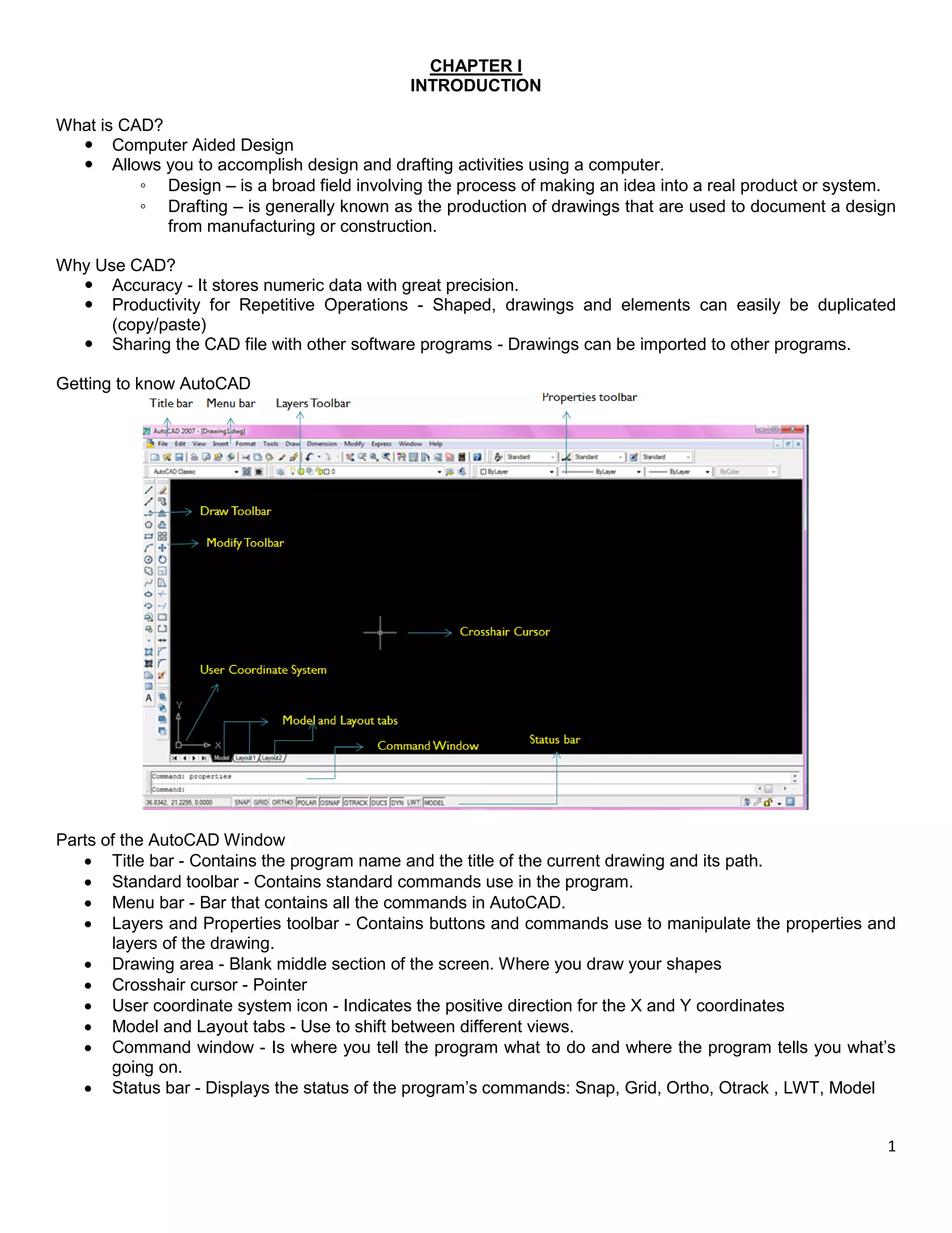 Auto cad manual | PDF